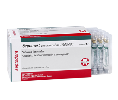 Anestesia Septanest 1/200.000